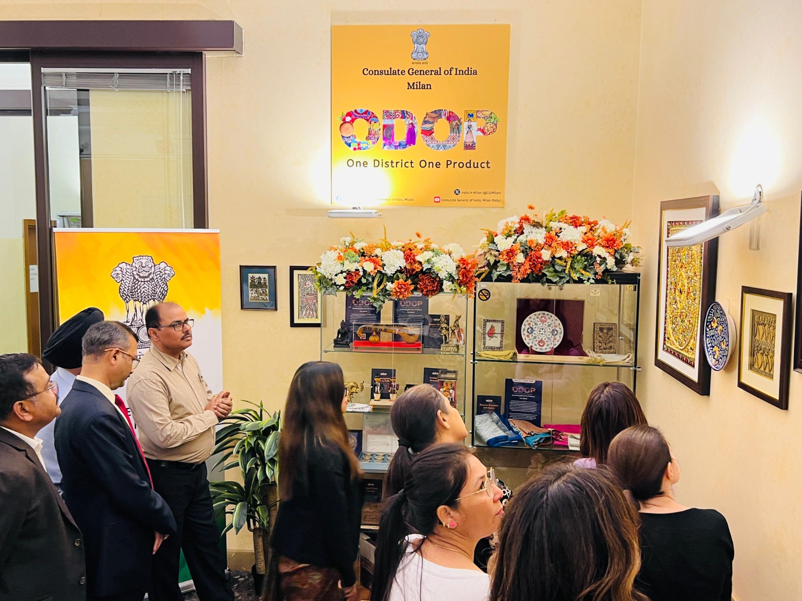 CG inaugurated One District One Product (#ODOP) Corner at CGI Milan to ...