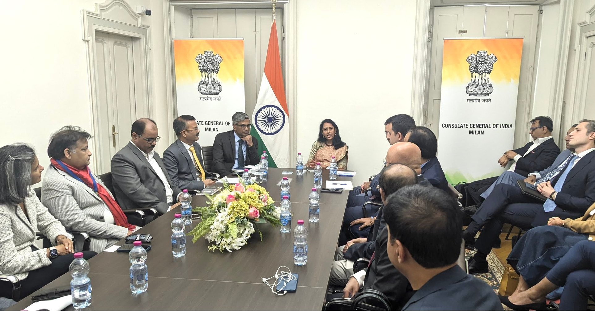 Ambassador Vani Rao & Consul General in Milan, Lavanya Kumar had a ...